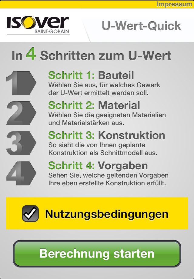 U Wert Rechner Isover