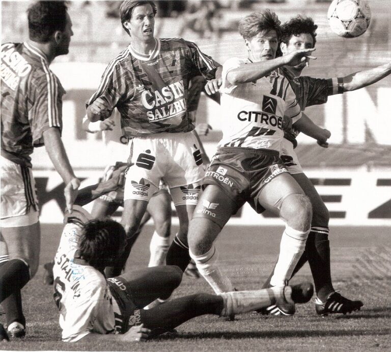 PETER PACULT vom FC Stahl Linz 1992/93 – ÖSTERREICHISCHE BUNDESLIGA 50 ...